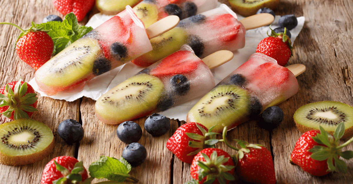 KIWI STRAWBERRY ELECTROLYTE POPSICLES - Healthy Family Living in Metro ...